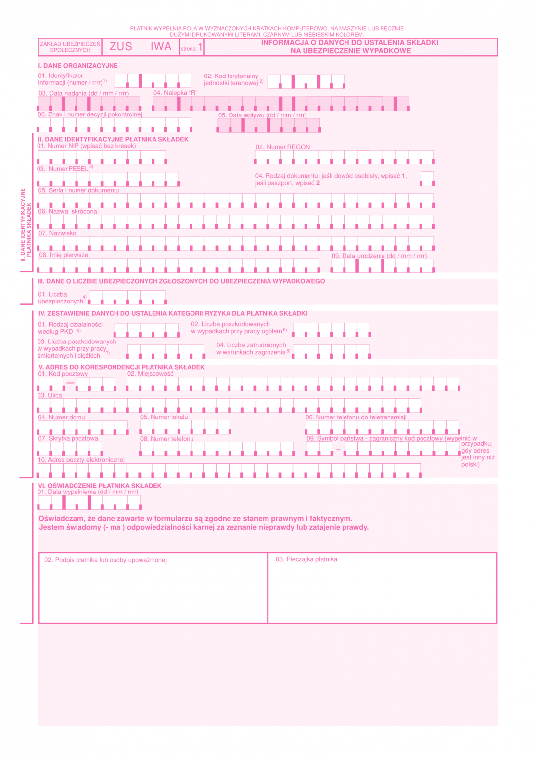 Sprawdź, czy musisz złożyć ZUS IWA. Termin upływa 31 stycznia